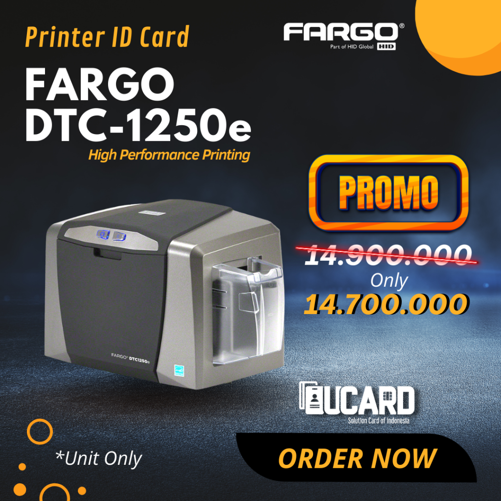 PROMO Mesin Print ID Card FARGO DTC-1250e - Produsen Cetak Kartu PVC ...